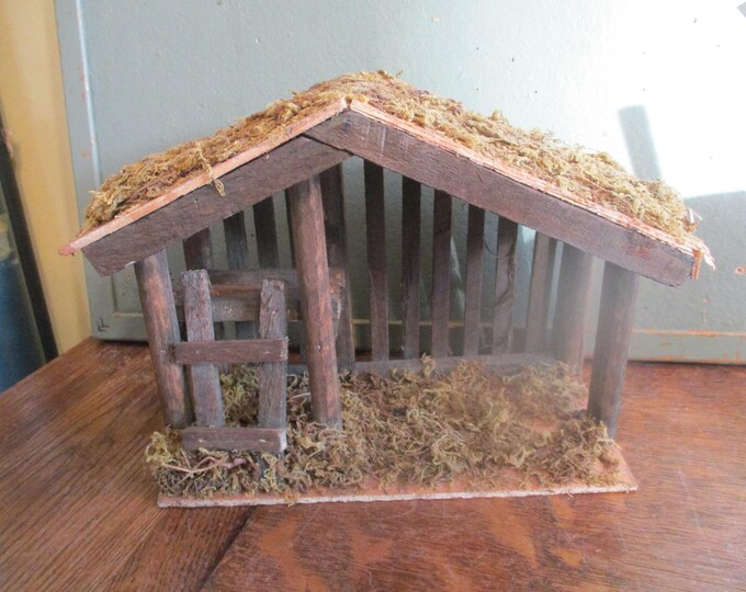 Nativity Stable Animal Barn Vintage - Etsy