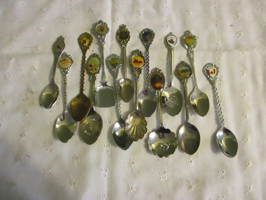 Collector Spoons Lot of 11 Vintage - Etsy