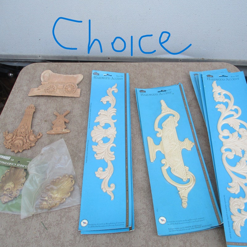 Wood Appliques - Etsy