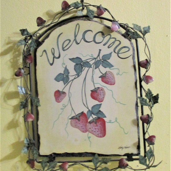 Strawberry Sign - Etsy