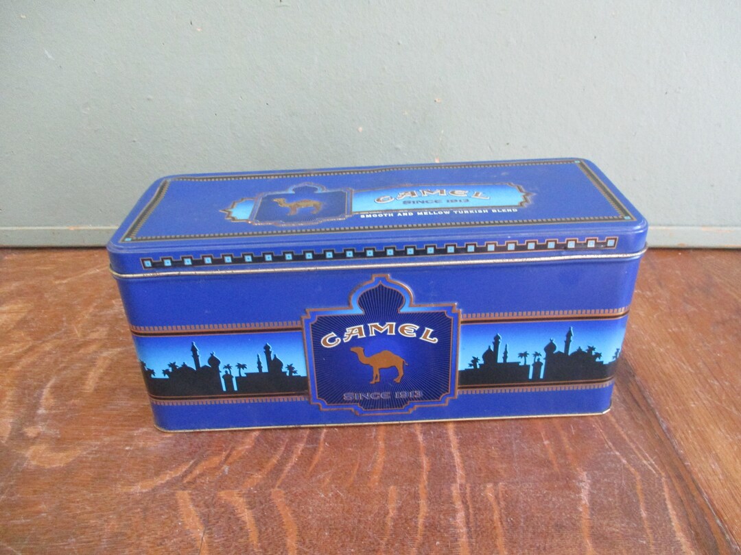 Camel Cigarette Tin Vintage - Etsy