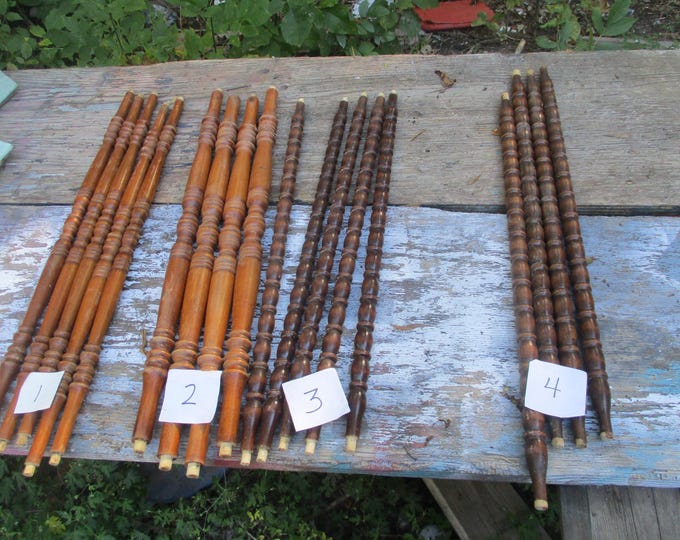 Spindles Architecture Salvage Decorative Dowel Vintage Furniture Craft ...