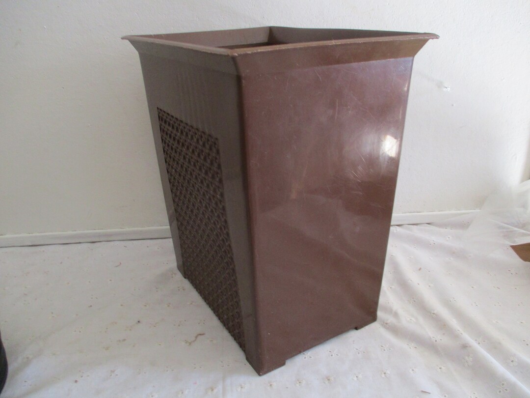 Trash Bin Wastebasket Brown Shamrock Neatway Decor - Etsy