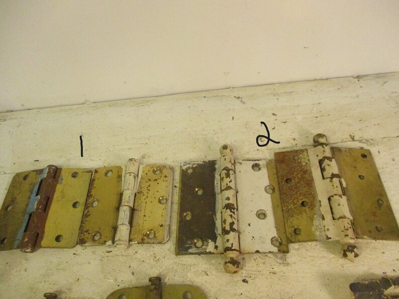 Industrial Salvage Hinge CHOICE Chic Repurpose Decor - Etsy