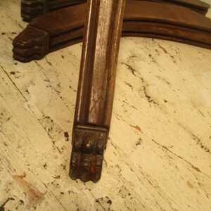 Claw Feet Table Legs Curved Vintage Set of 3 - Etsy