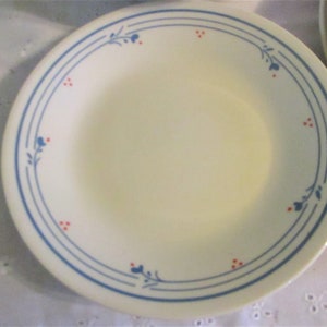 Corelle Country Violets Choice Blue Hearts Red Dots Vintage CHOICE - Etsy