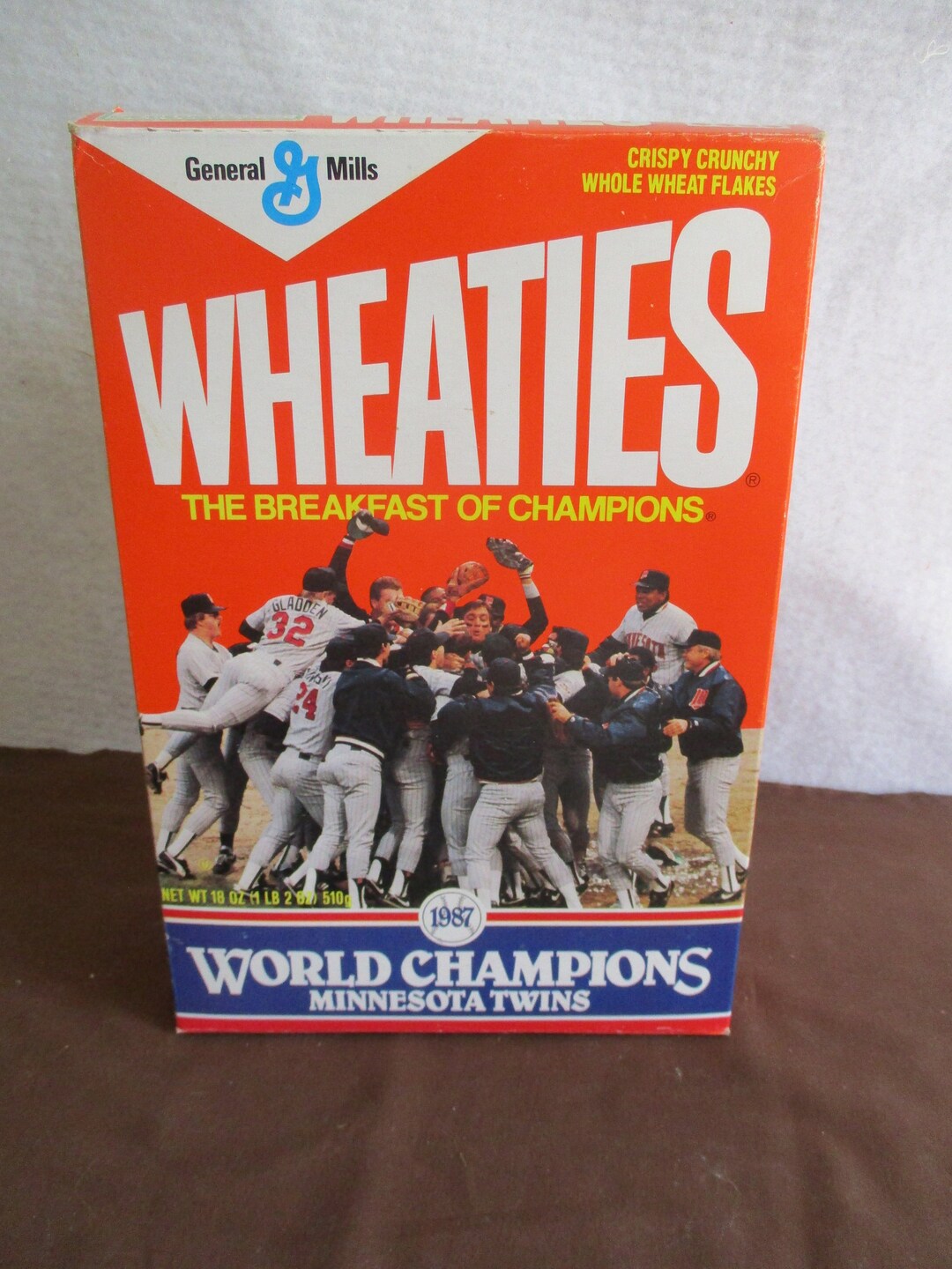 1987 Wheaties Cereal Box Empty - Etsy