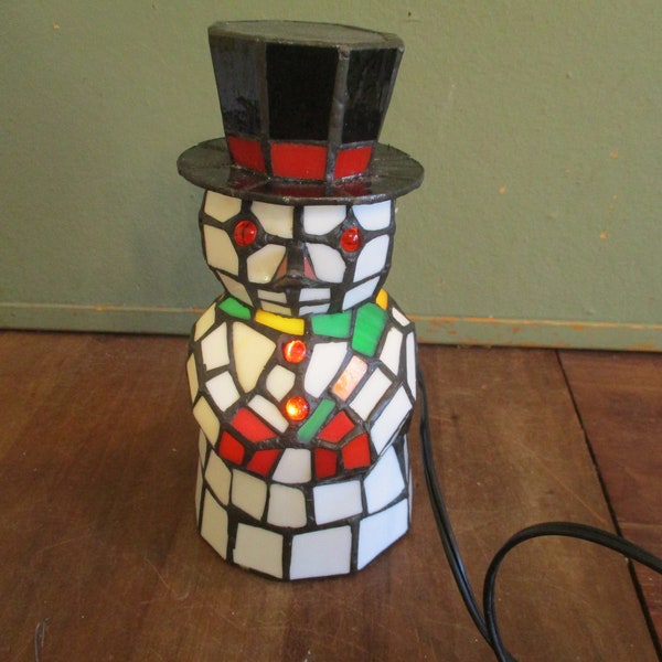 Snowman Lamp - Etsy