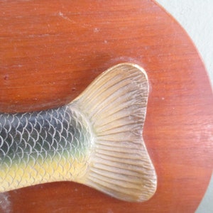 Walleye Fish Mount Chalk or Plaster Vintage Wall Hanging Plaque - Etsy