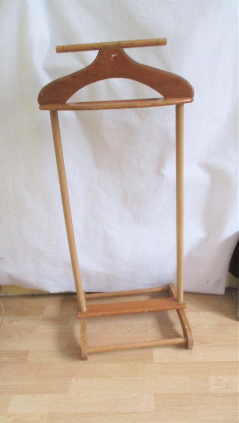 Valet Standing Butler Garment Rack Wardrobe Closet Suit Stand | Etsy