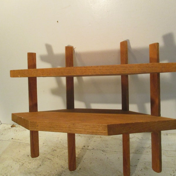 Wicker Corner Shelf - Etsy