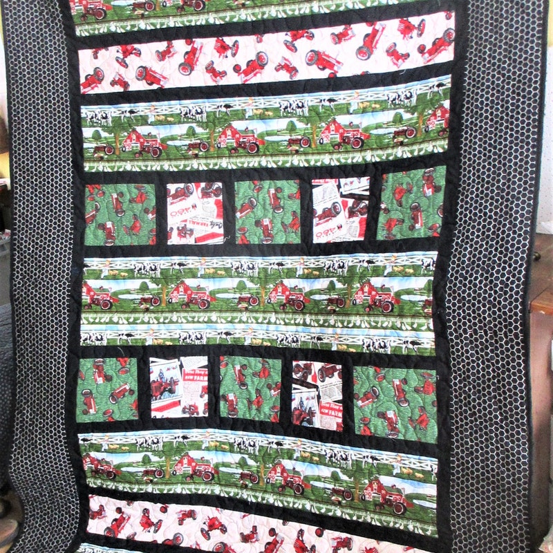 Tractor Quilt Pattern - Etsy