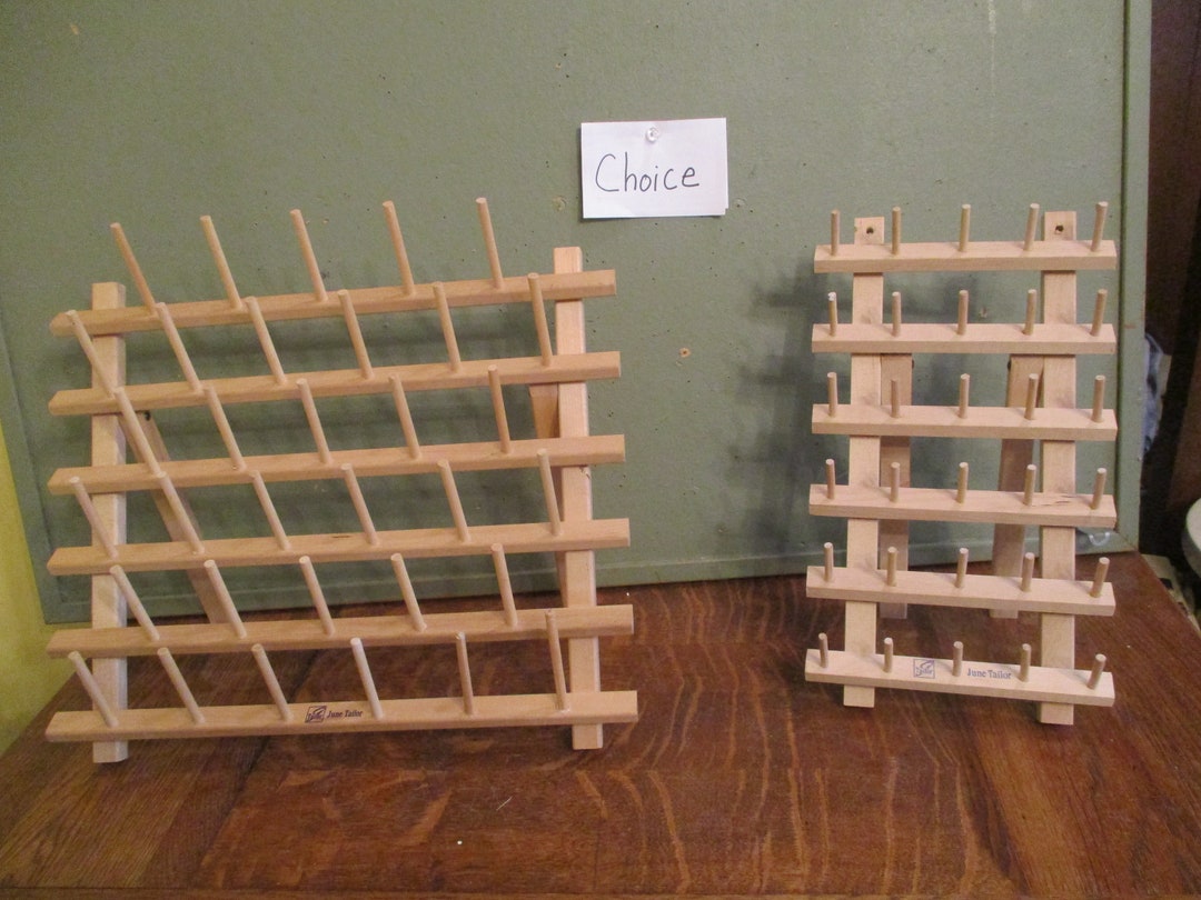 Thread Spool Bobbin Rack S June Tailor , CHOICE Vintage Sewing Storage ...