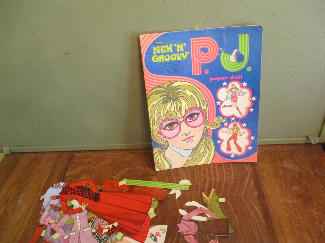 Paper Doll PJ Groovy Vintage - Etsy