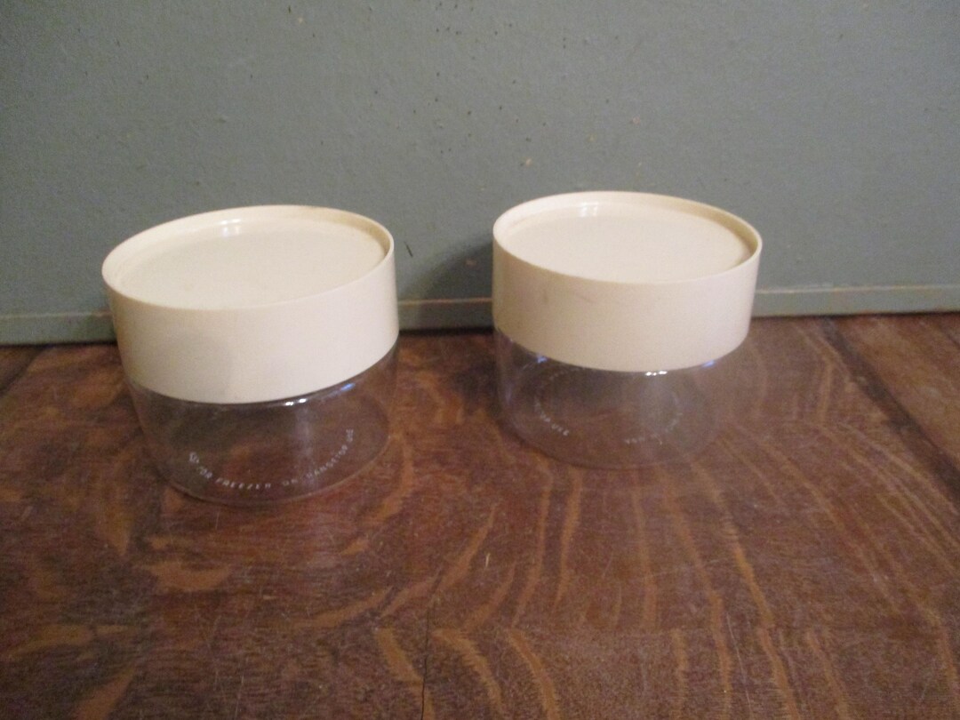 Pyrex Storage Jars Vintage Kitchen Set of 2 - Etsy