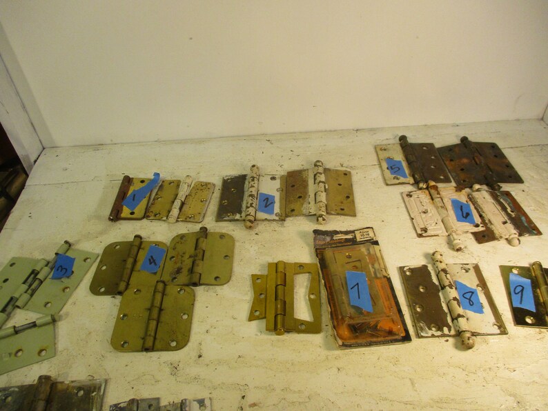 Industrial Salvage Hinge CHOICE Chic Repurpose Decor - Etsy