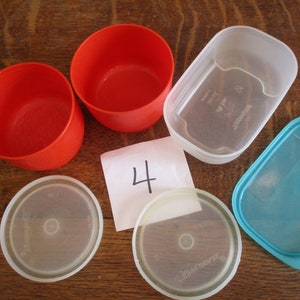 Tupperware Snack Cups With Lids Vintage CHOICE of Set #1 &2 Left - Etsy