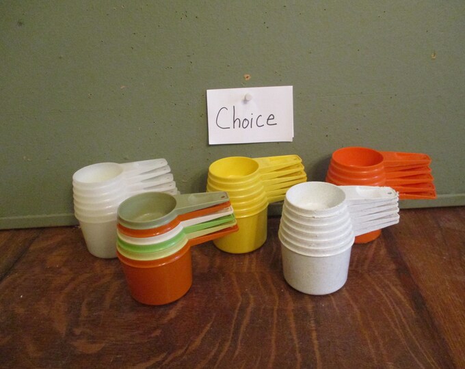Vintage Tupperware 1 Cup/8 Ounce Two Sided, Wet/dry Measuring Cup With ...