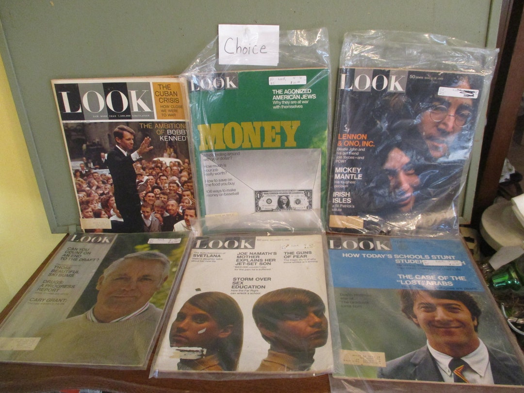 Look Magazines Vintage Different Years CHOICE - Etsy