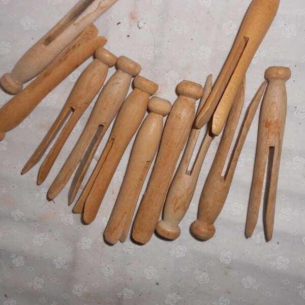 Vintage Clothes Pins - Etsy