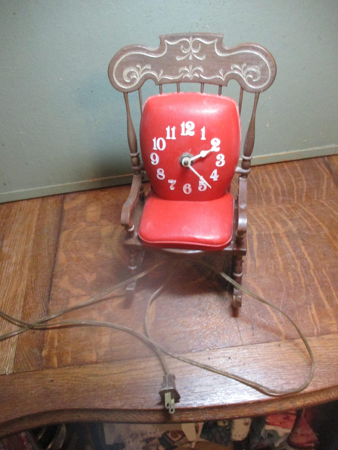 Rocking Chair Clock Vintage Farmhouse Chic - Etsy