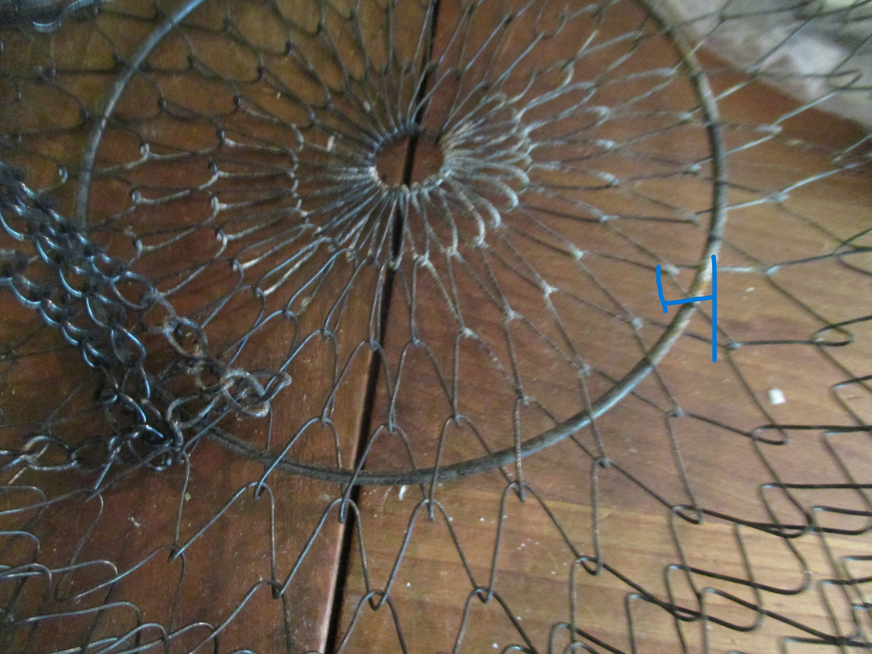 Wire Mesh Baskets 3 Tiered Hanging Vintage CHOICE - Etsy