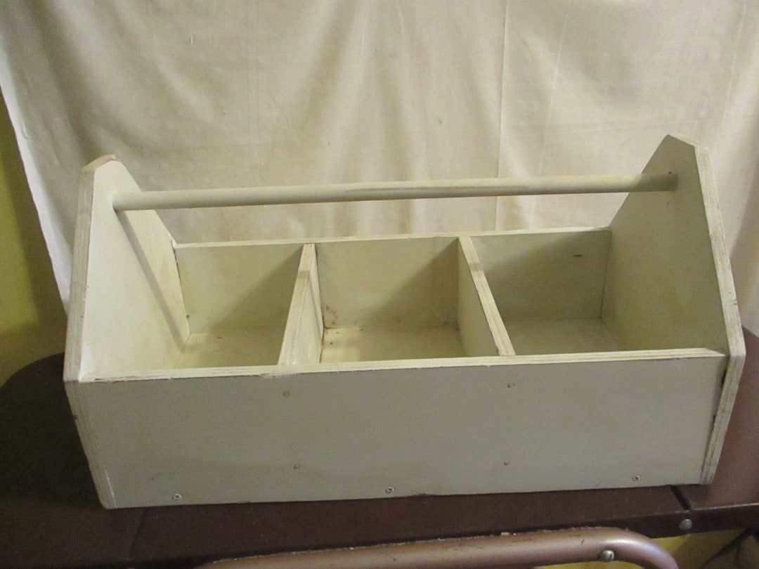 Divided Caddy Garden Tools Craft Storage Vintage - Etsy