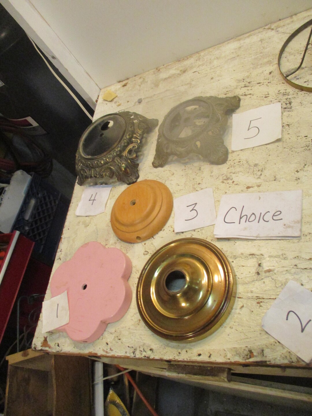 Lamp Base Replacement Parts Craft Supplies DIY Vintage - Etsy