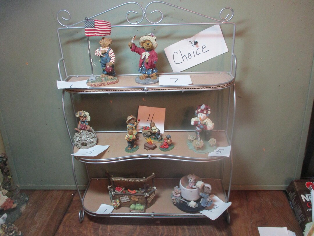 Boyd's Bear Bloomeshine's Veggie Mart, Tea, Sammy Bear America Be Mine ...