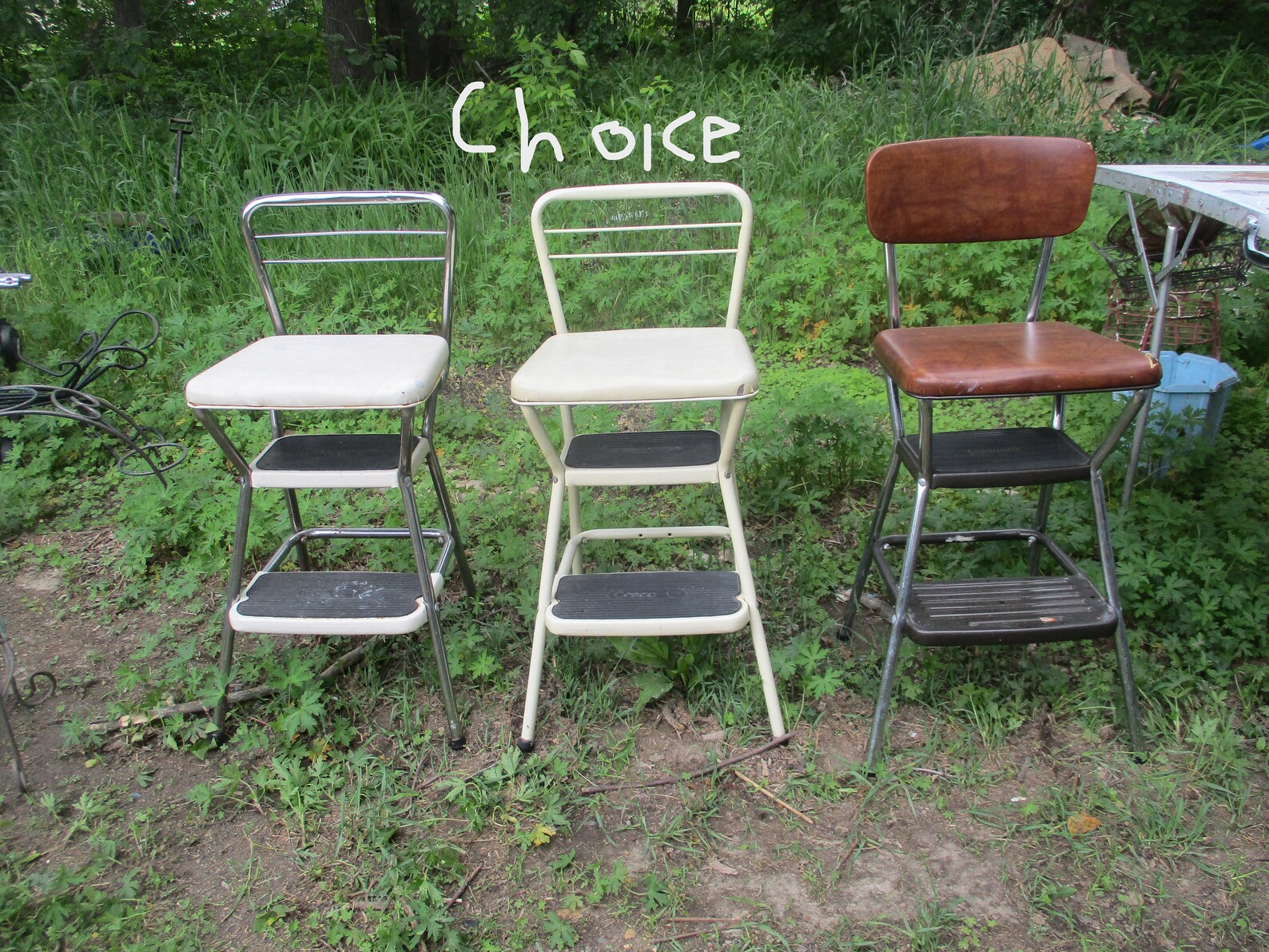 Cosco Kitchen Step Stool Lift up Seat Vintage Chair CHOICE - Etsy