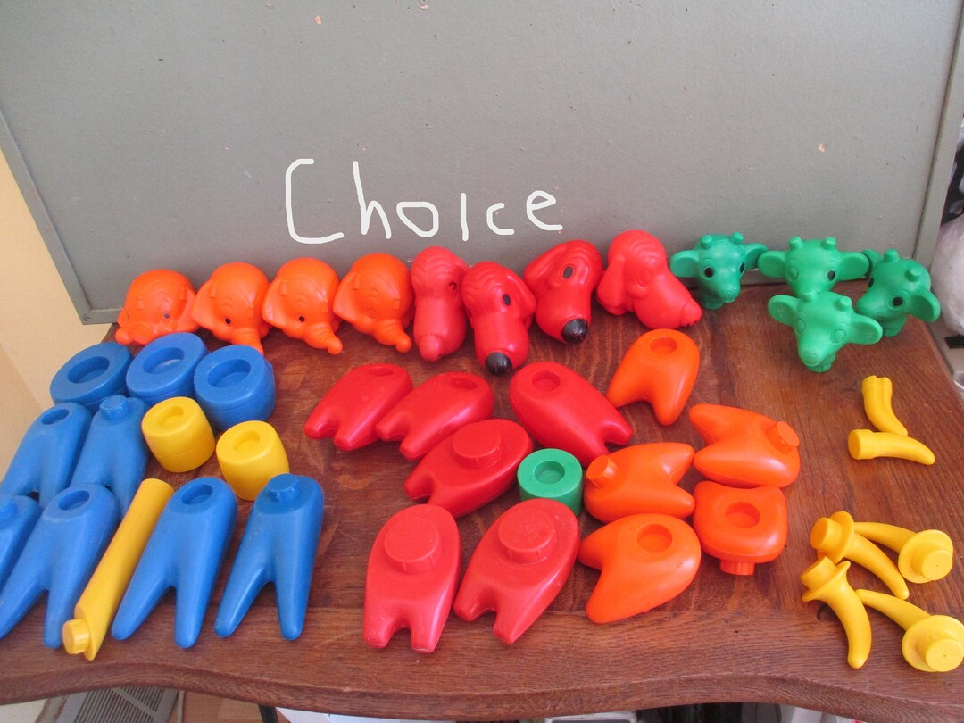 Tupperware Toy Animals Giraffe Dog Elephant - Etsy