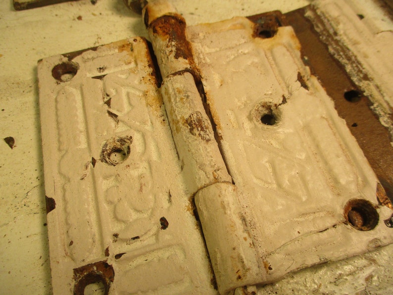 Industrial Salvage Hinge CHOICE Chic Repurpose Decor - Etsy