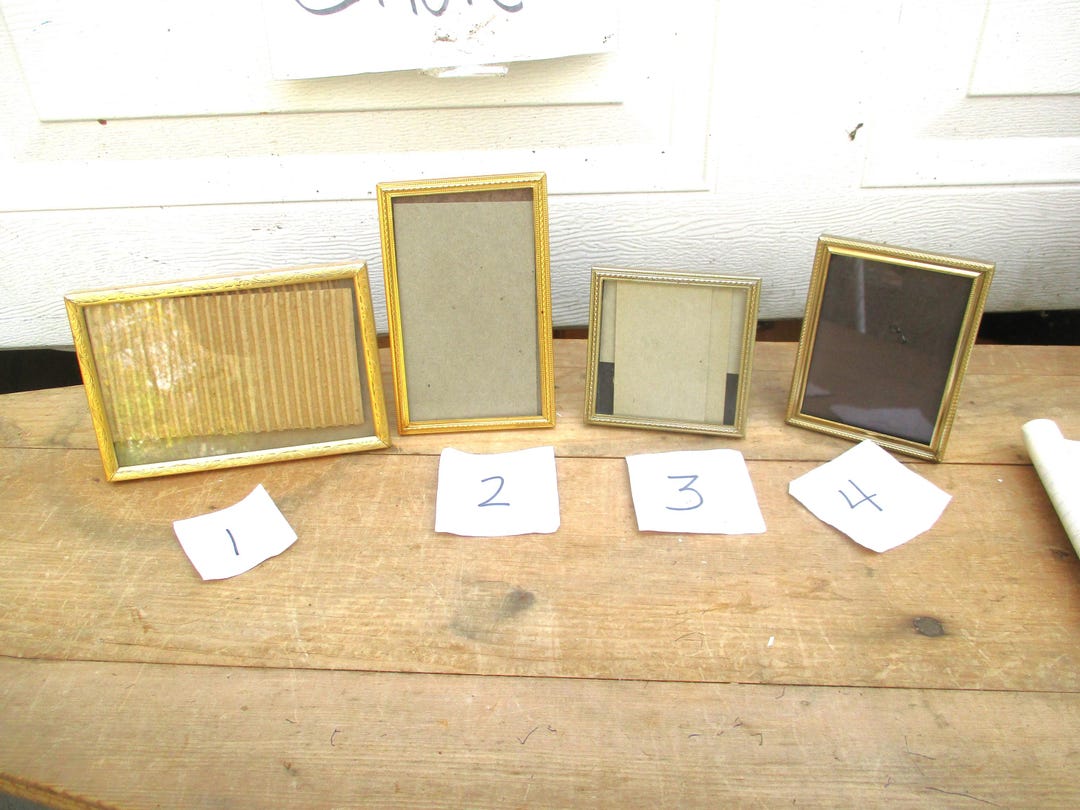 Picture Frames Different Sizes Easel Backs Vintage Choice ONE ONLY - Etsy