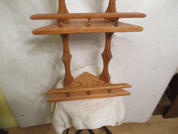 Wall Decor Home & Living Oak nick nack shelf etna.com.pe