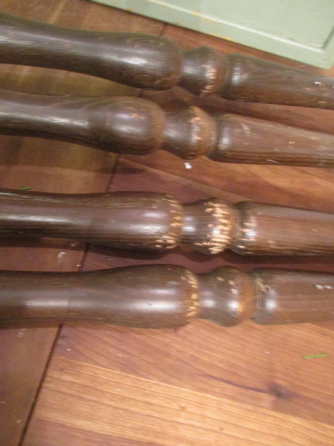Table Legs Large Round Decroative Spindle Long Vintage Set of 4 - Etsy