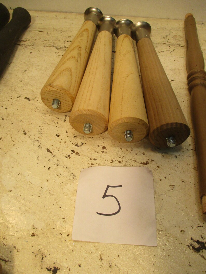 Wood Spindle Legs Architecture Salvage Vintage Furniture Parts Wood ...