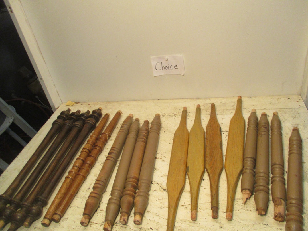 Wood Spindle Architecture Salvage Vintage Furniture Parts Wood Working ...