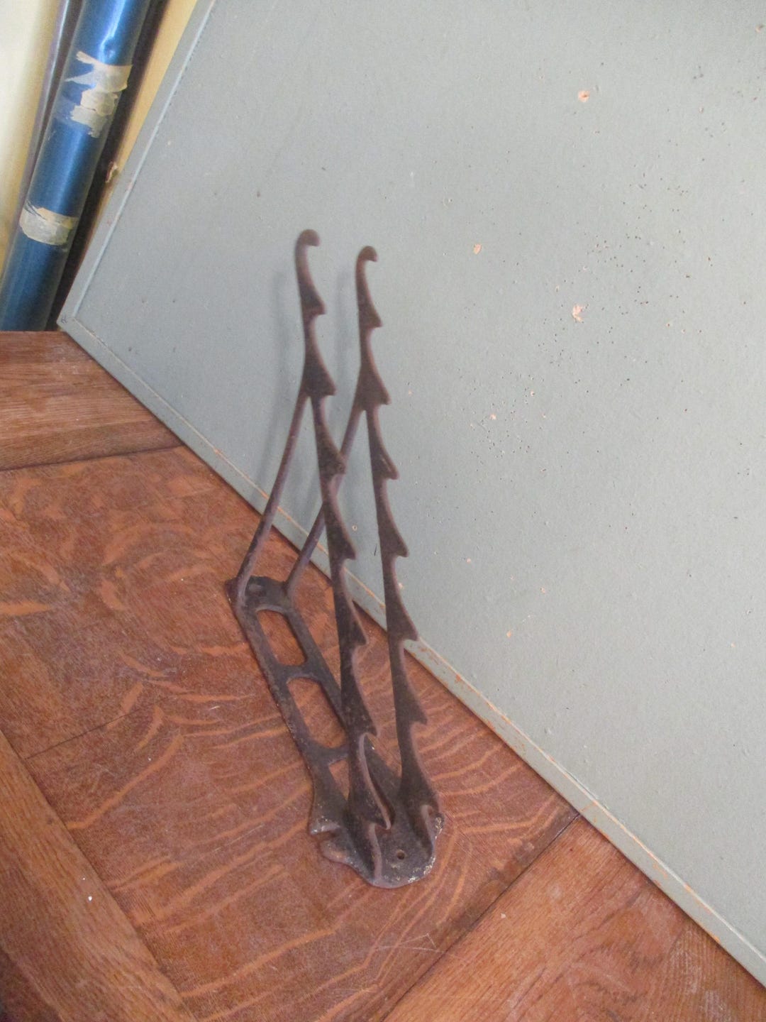 Long Handled Tool Rack Wall Hanging Vintage - Etsy