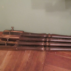 Table Legs Large Round Decroative Spindle Long Vintage Set of 4 - Etsy
