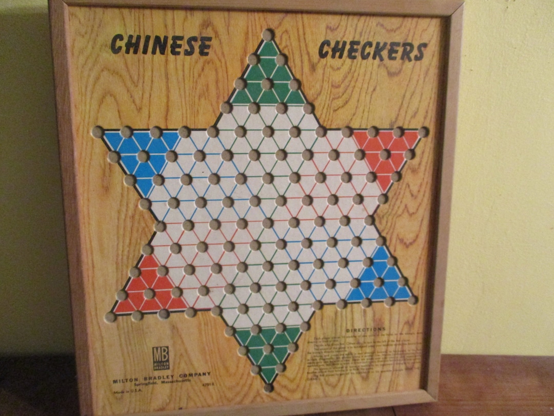 Chinese Checker Board Vintage Wood Play or Display JUST BOARD Choice - Etsy