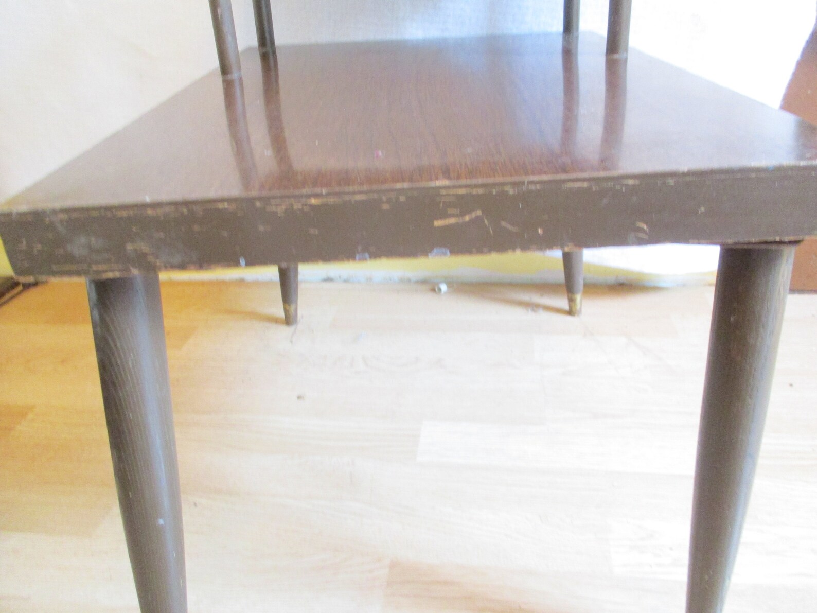 Step Side 2 Tiered Wood End Table Vintage Mid Century Modern - Etsy