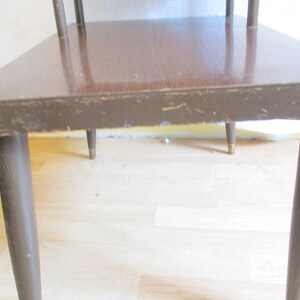 Step Side 2 Tiered Wood End Table Vintage Mid Century Modern - Etsy