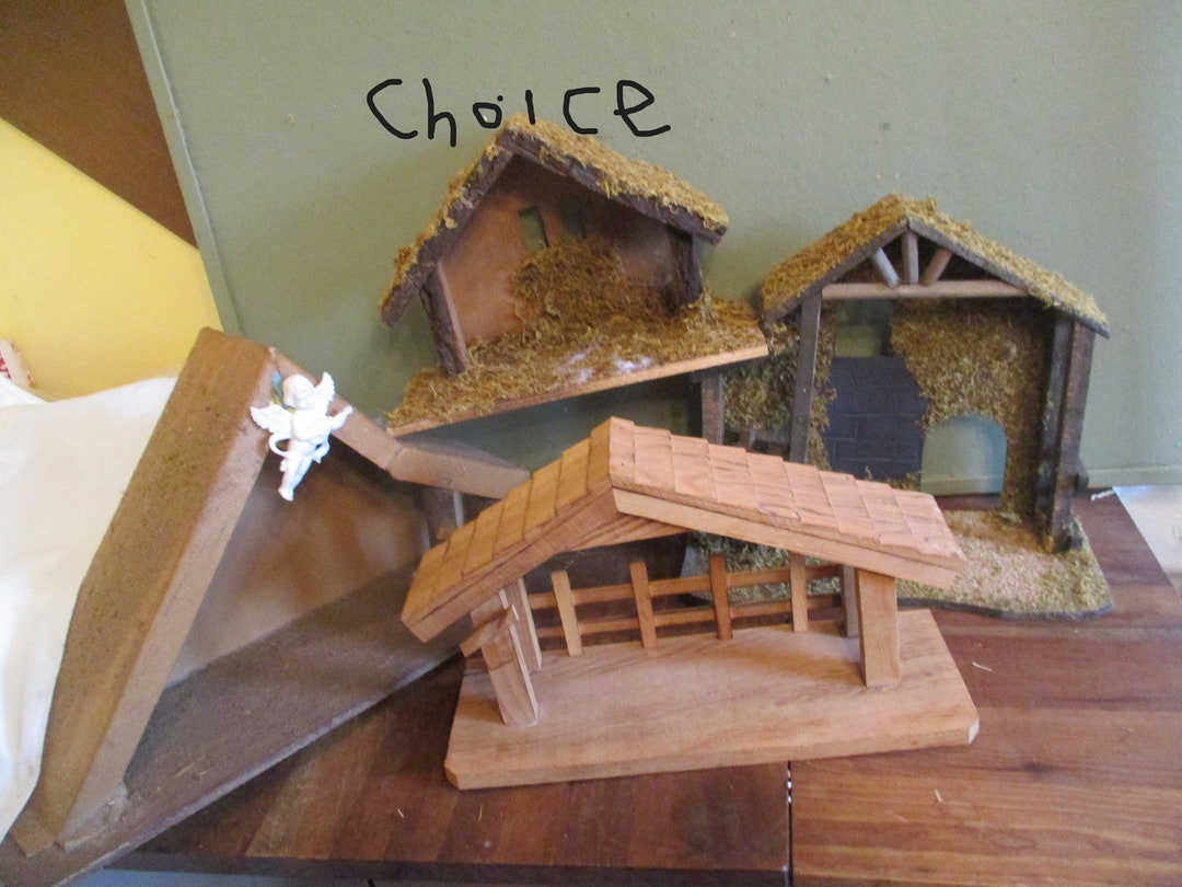 Nativity Stable Animal Barn Vintage CHOICE - Etsy