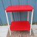 Red Metal Cart Vintage 2 Tiered Shipped Disassembled - Etsy