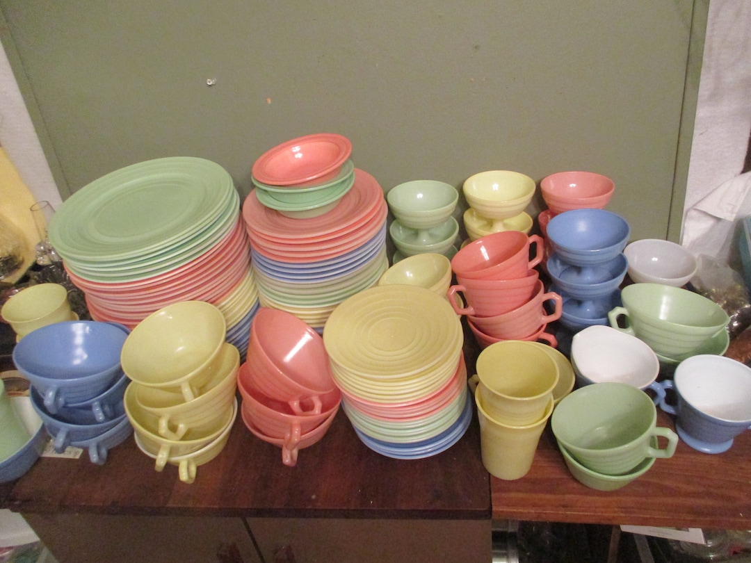 Hazel Atlas Moderntone Dishes CHOICE Vintage - Etsy