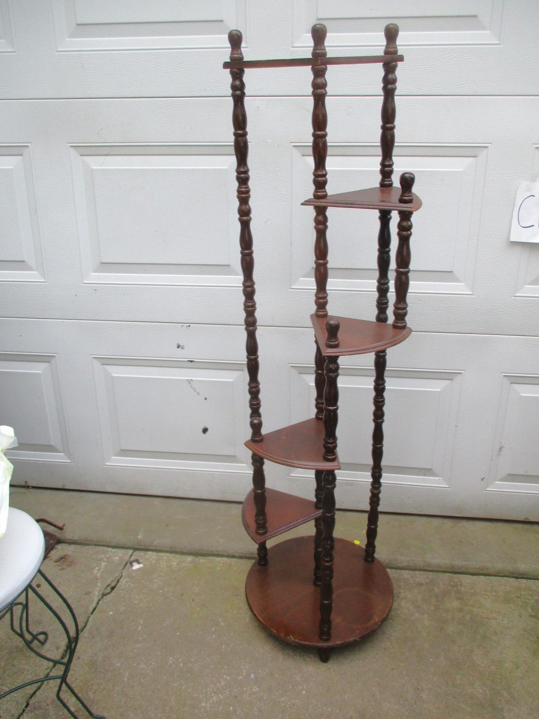 Tall Shelf Spindle Tiered Plant Floor Display Knick Knacks - Etsy