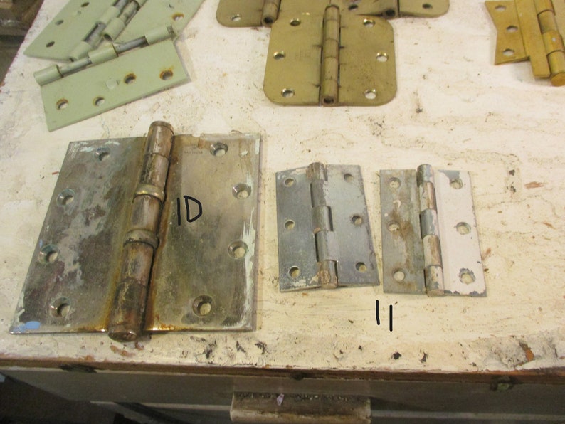 Industrial Salvage Hinge CHOICE Chic Repurpose Decor - Etsy