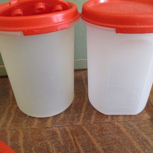 Tupperware Modular Mates Spaghetti Measurer Storage Red 6 Piece With ...