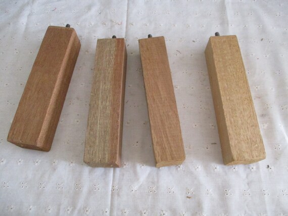 Table Stool Legs Classic Square Decorator Vintage 8 inch set | Etsy