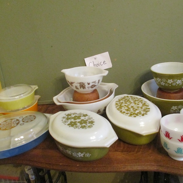 Fire King Swirl Bowls Set - Etsy